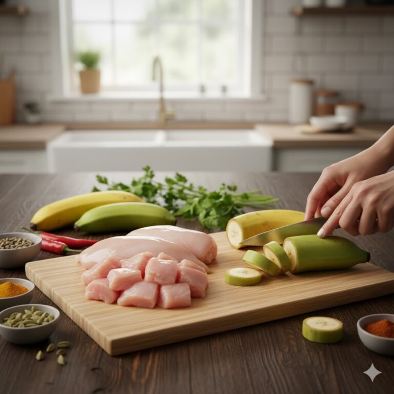 Sweet & Savory Chicken Banana Recipe
